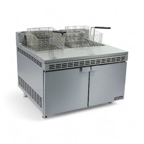 FISH FRYER ANVIL - DOUBLE PAN - GAS [NEW] - Athlone Kitchenware
